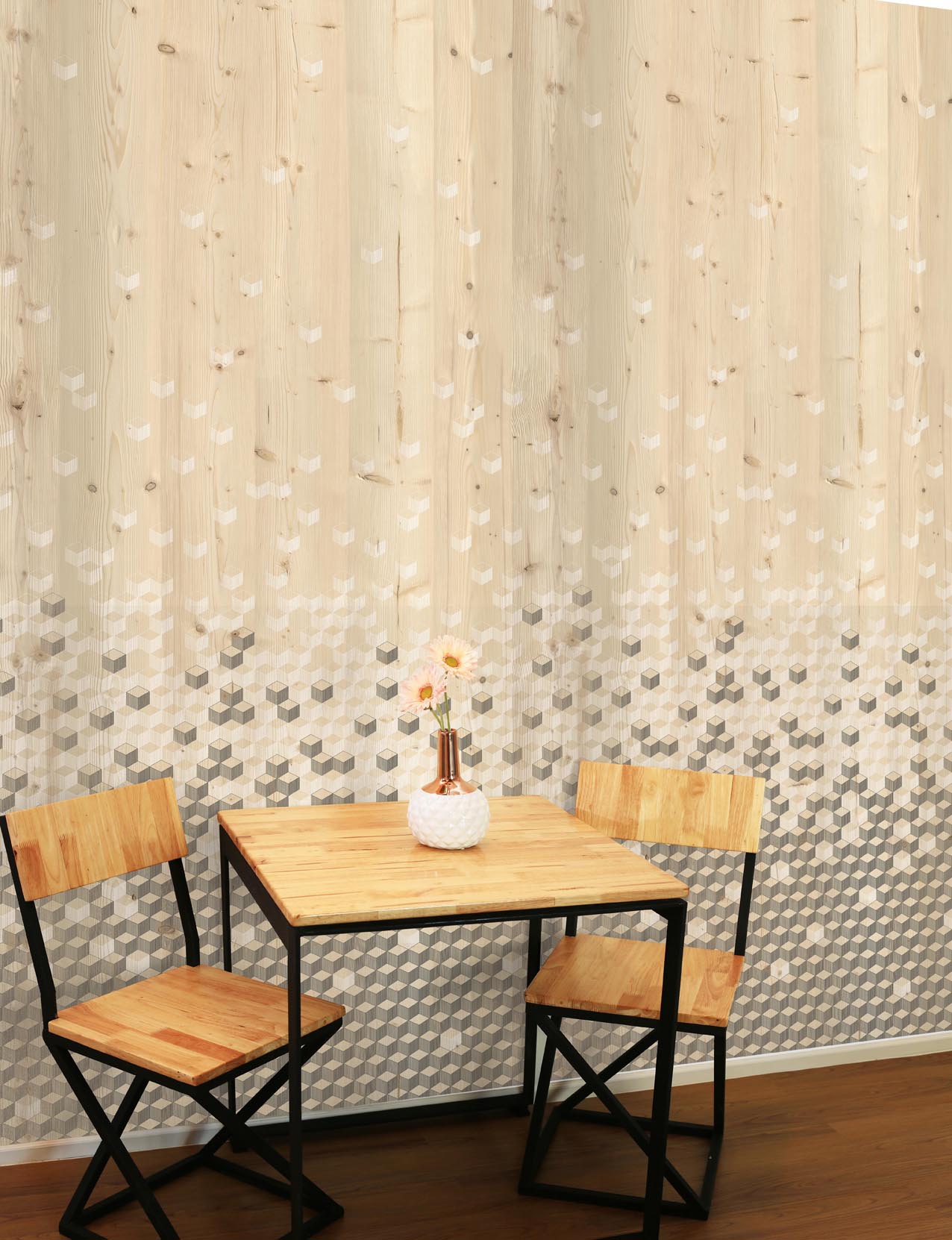 ELEMENT 3D NATURAL PIXEL WALL PANELS | Grosfillex